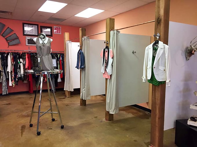 Fitting rooms that actually give you enough space to do the "does this fit" dance. No more contortionist moves required!