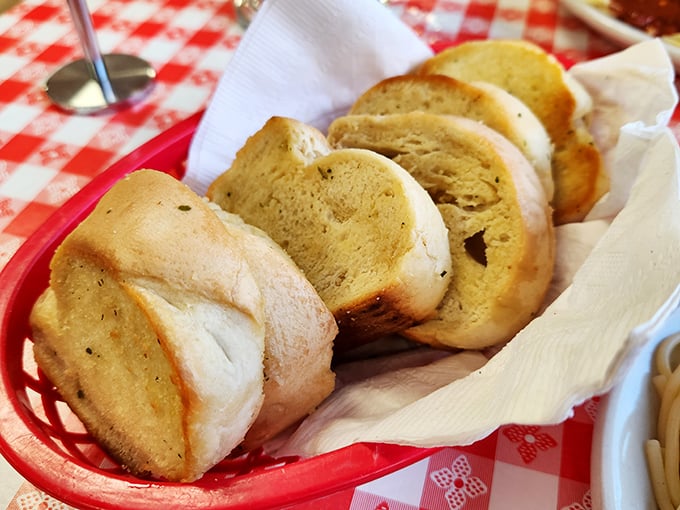 Garlic bread: the unsung supporting actor that deserves its own Oscar category for "Best Performance in a Sauce-Sopping Role."