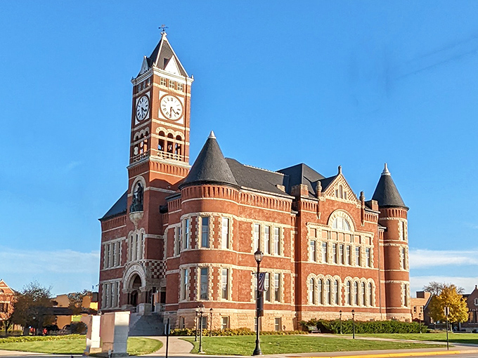 The Hardin County Courthouse isn't just a building&mdash;it's Eldora's crown jewel. That clock tower has kept the town on schedule for over a century.