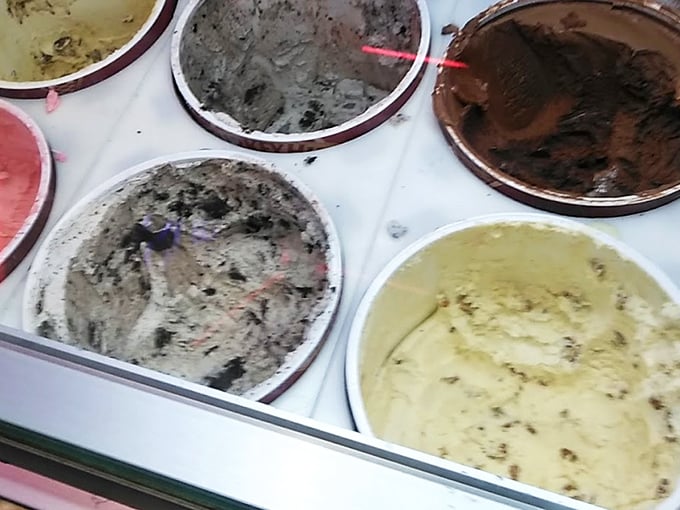 A rainbow of frozen delights awaits &ndash; because after conquering Mount Chicken, your taste buds deserve to cool down with something sweet and creamy.