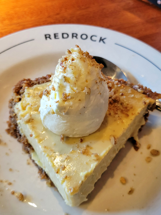 Key lime pie that strikes that perfect balance between sweet and tart &ndash; like a dessert that graduated from finishing school.