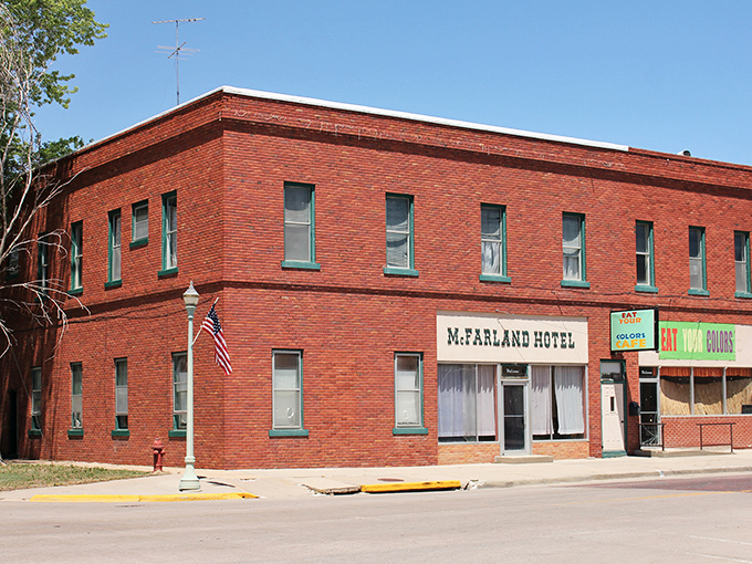 Webster Street's brick buildings stand shoulder to shoulder like old friends, creating a downtown that Norman Rockwell would have painted on sight. 