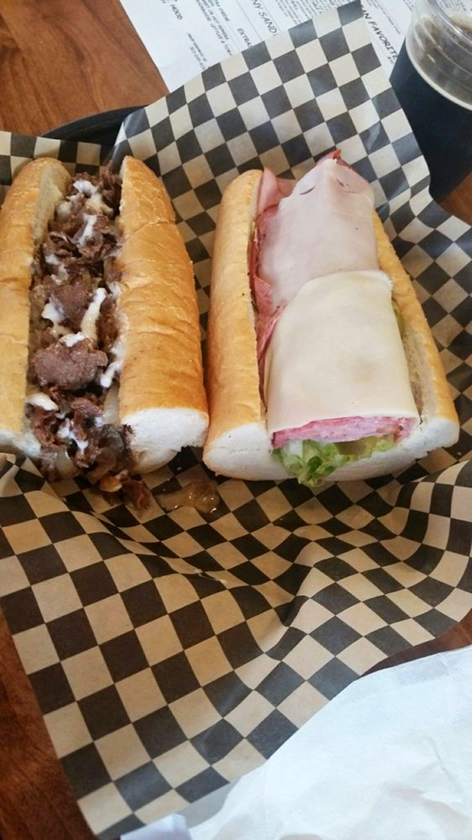 The exterior at dusk – like a beacon of hope for the hungry, this modes