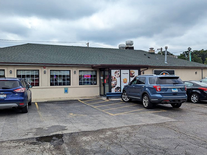 Don't let the modest parking lot fool you&mdash;behind those windows lies a breakfast experience worth clearing your calendar for.