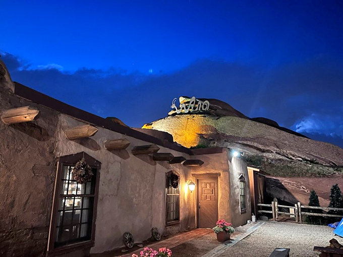 The Fort's exterior at twilight captures that magical moment when history and dinner reservations become the same thing.