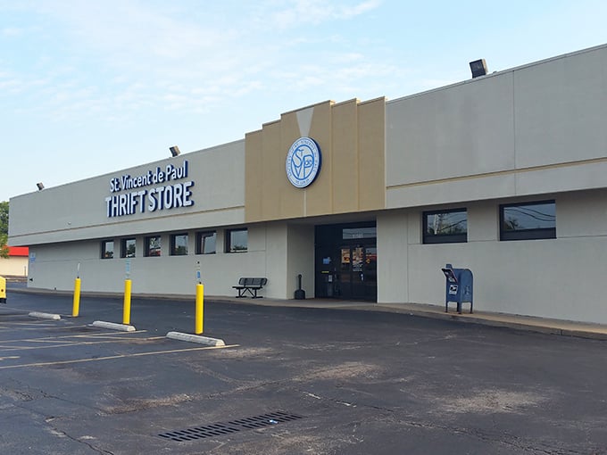 The St. Vincent de Paul Thrift Store's exterior might be modest, but inside lies a world where your next favorite thing is waiting to be discovered.