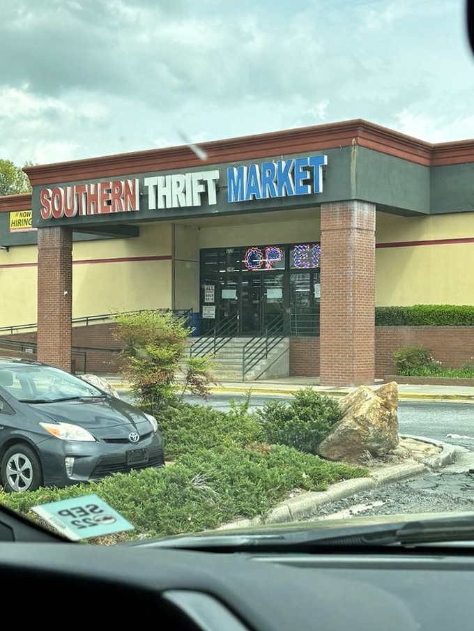 From the parking lot perspective, you'd never guess the wonderland of treasures awaiting inside&mdash;the unassuming entrance to vintage paradise.