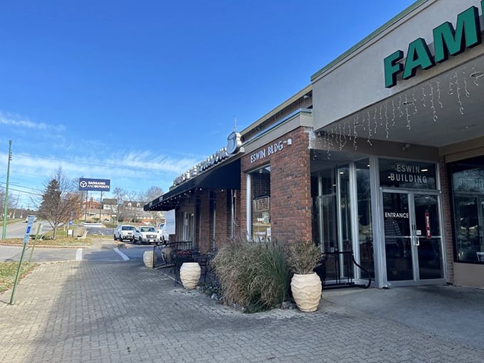 Nestled in Cincinnati's Eswin Building, this unassuming exterior hides one of Ohio's most sought-after breakfast destinations.