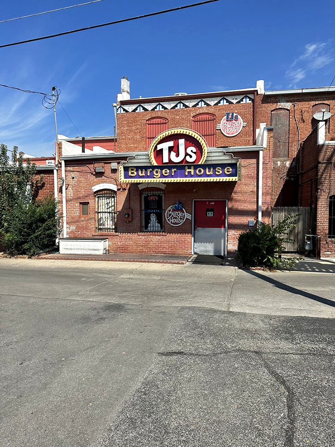 This unassuming brick building houses more culinary joy than buildings ten times its size. Don't judge a burger joint by its facade.