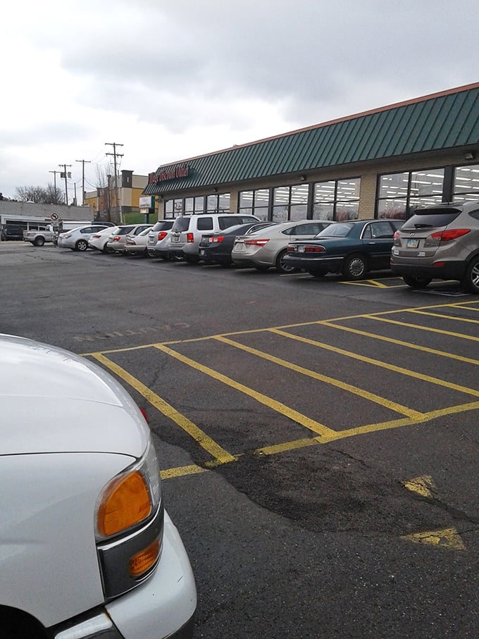 A full parking lot tells the story better than any advertisement could. When the secret's this good, word gets around.