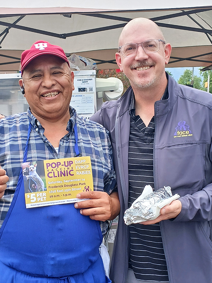 Two food lovers united by the universal language of a great hot dog. Some connections are just meant to be&mdash;especially when wrapped in foil.