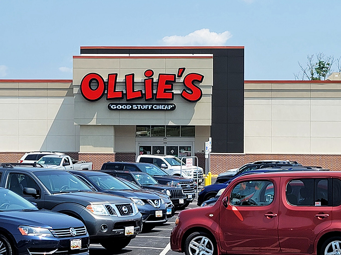 A packed parking lot tells the true story&mdash;Ollie's isn't just a store, it's a destination. Maryland bargain hunters know exactly where to find the good stuff.