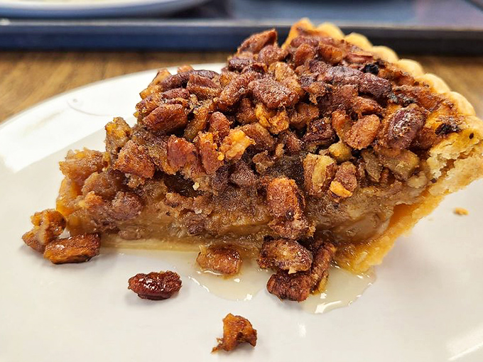 Pecan pie that could make a Southern grandmother nod in approval&mdash;sweet, gooey, and crowned with perfectly toasted nuts.