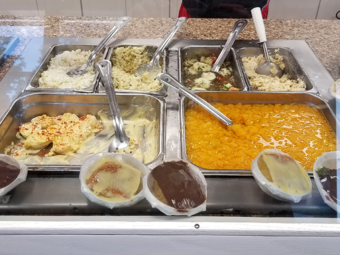 The steam table of dreams&mdash;where vegetables simmer in their Southern glory and potatoes achieve their highest purpose in life.