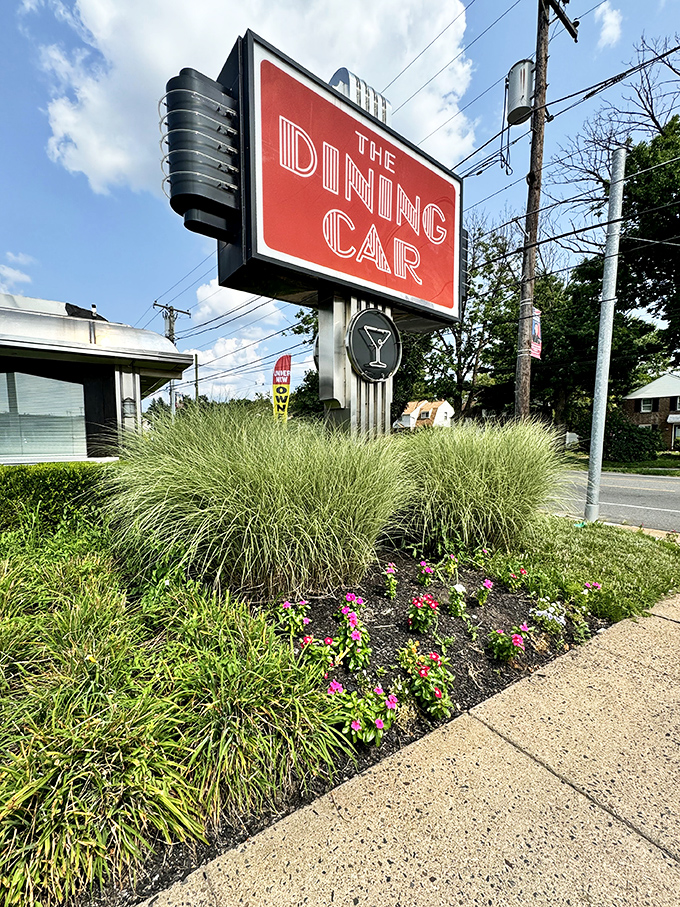 The iconic sign stands proud against the Pennsylvania sky, a beacon of breakfast hope for hungry travelers and locals alike. 
