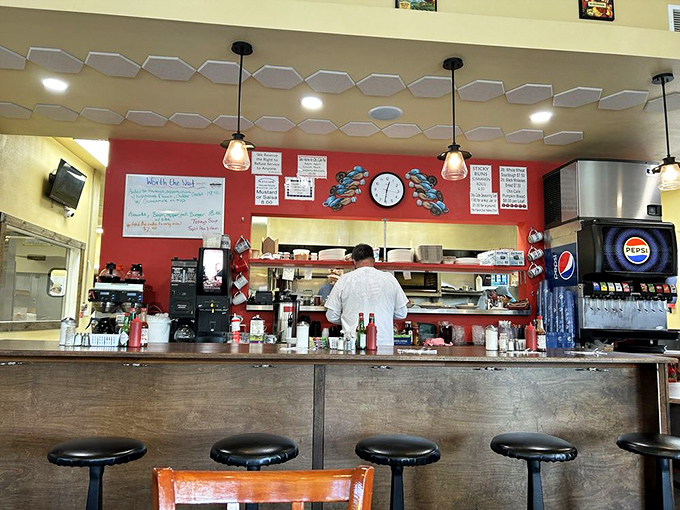 Where the magic happens. Behind that counter, generations of cooks have created the dishes that keep Oregonians coming back decade after decade.