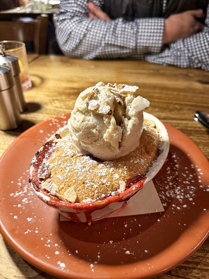 This strawberry shortcake with its crown of vanilla ice cream isn't just dessert&mdash;it's the grand finale your taste buds have been waiting for all night.