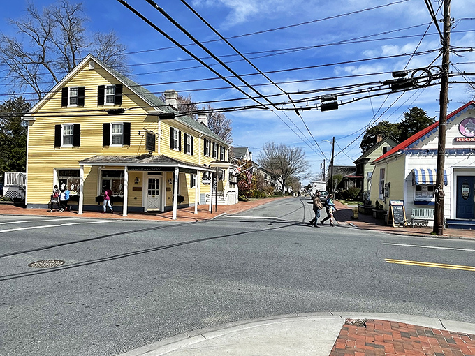 These cheerful historic storefronts have witnessed centuries of comings and goings, yet still maintain their small-town charm.