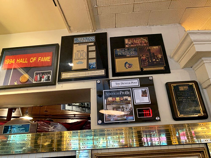 Wall-mounted accolades chronicle decades of excellence &ndash; not that you needed awards to tell you this place has mastered the art of seafood.