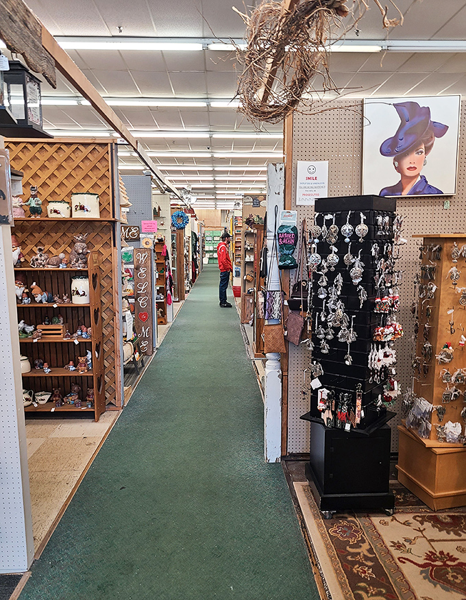 Down the green-carpeted rabbit hole you go, where each turn reveals another vendor's vision and another opportunity to exclaim, "I remember those!"