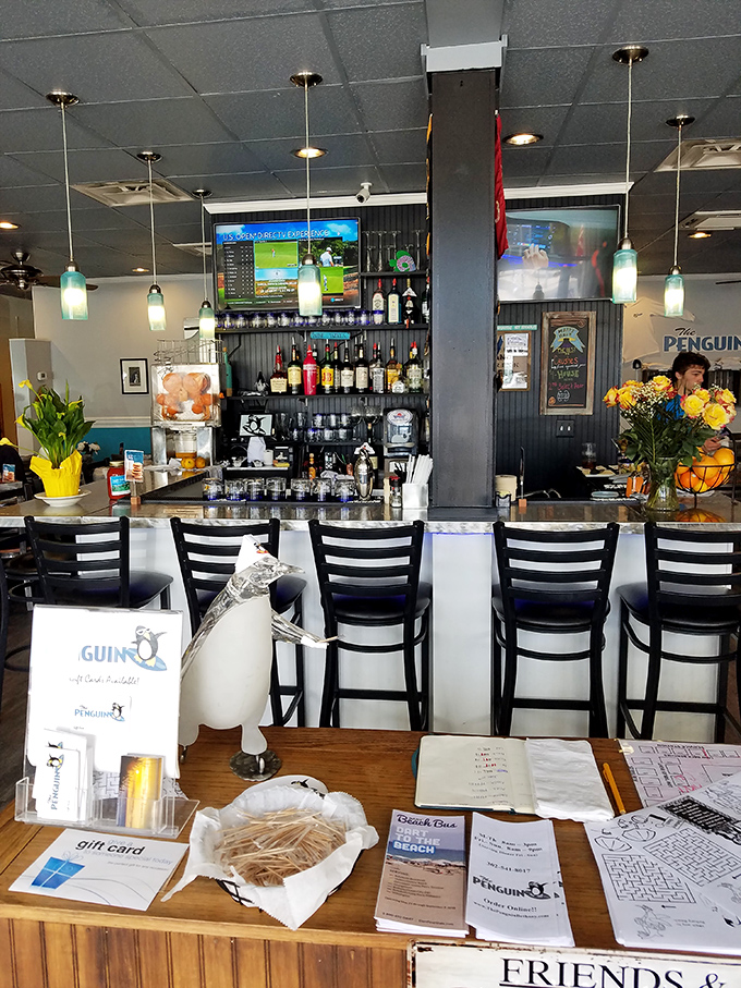 A bar that understands morning cocktails aren't just drinks, they're vacation declarations&mdash;where mimosas and Bloody Marys stand ready for duty.