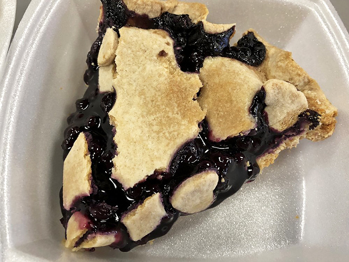 Blueberry pie that's not trying to be fancy &ndash; it's just trying to be the best blueberry pie you've ever had. Mission accomplished.