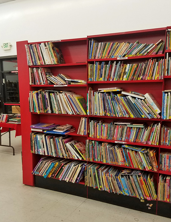 The book section: where dog-eared paperbacks and forgotten bestsellers wait patiently for their next reader. Literary speed dating at its finest.