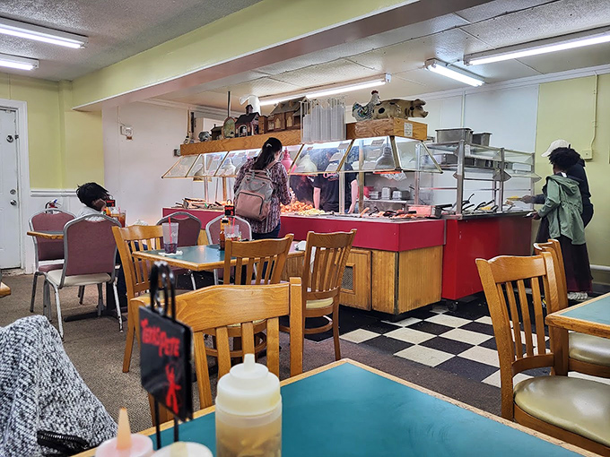 The buffet line at Casey's&mdash;where important life decisions are made and the phrase "I'll just try a little bit of everything" becomes deliciously impossible.