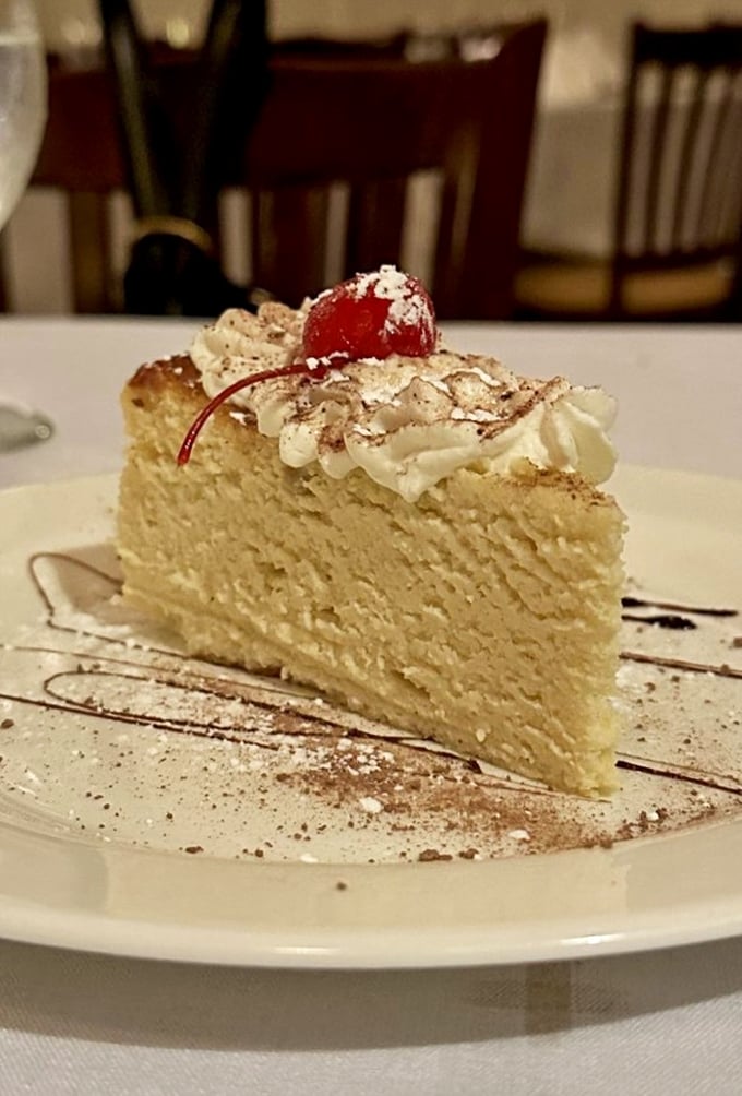 Italian desserts understand the importance of a dramatic finish. This slice of cake isn't just sweet &ndash; it's the final act of a delicious performance.