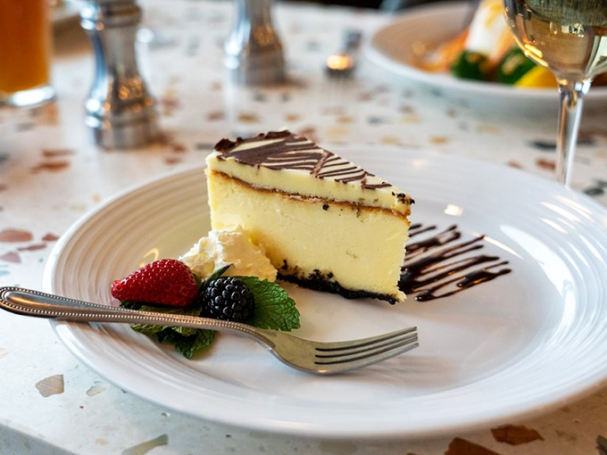 Cheesecake that makes you understand why people write songs about dessert. The perfect sweet finale that leaves you plotting your return visit.
