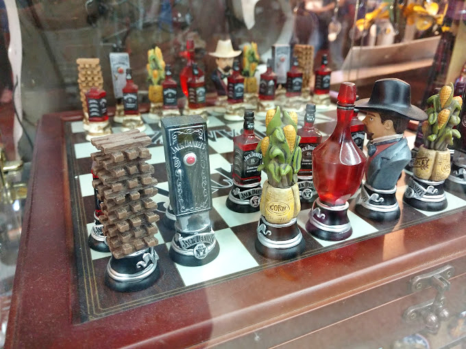 This Nashville-themed chess set proves Southern strategy is an art form. Jack Daniel squares off against corn&mdash;a match made in Tennessee heaven.