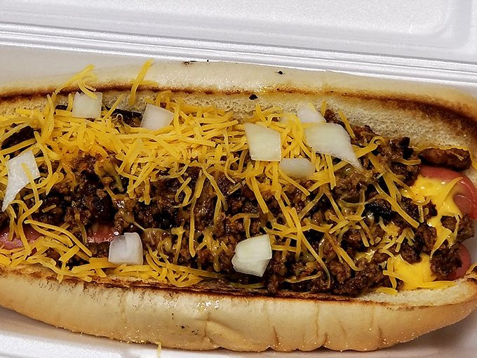 Yellow cheese cascades over seasoned beef like a delicious waterfall, creating the kind of sandwich moment that demands to be photographed.