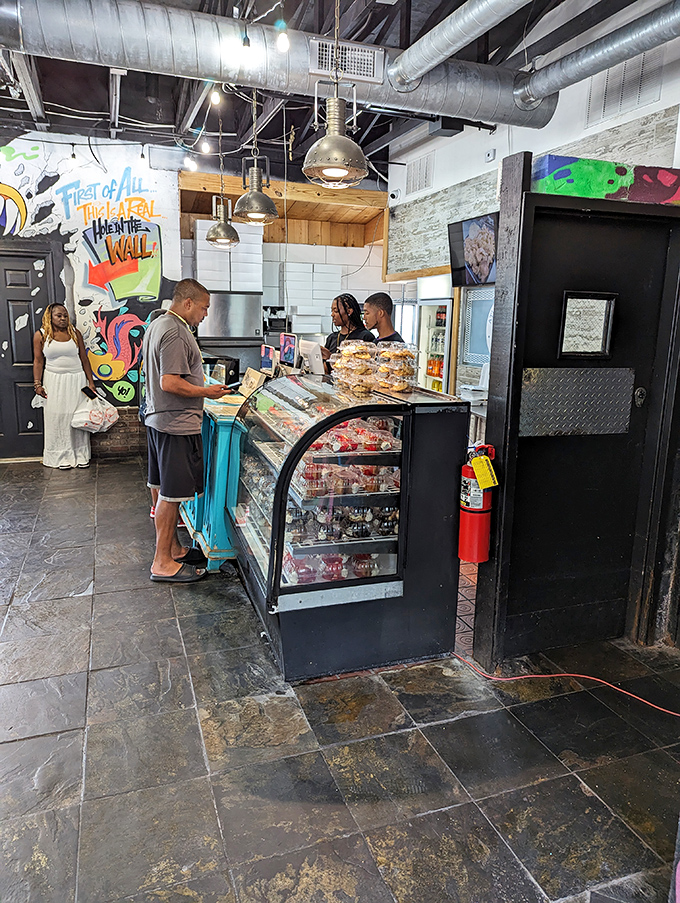 Where the magic happens&mdash;friendly faces behind the counter ready to fulfill your deepest fried seafood fantasies.