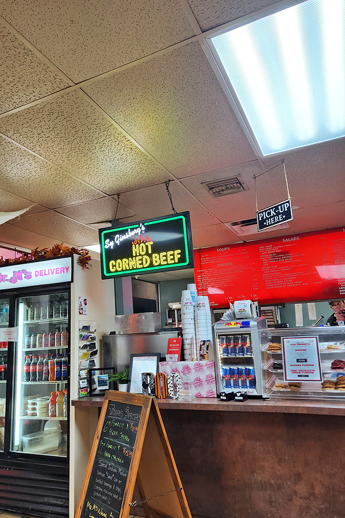 That neon "HOT CORNED BEEF" sign isn't just illumination&mdash;it's a beacon of hope in a world of disappointing sandwiches.