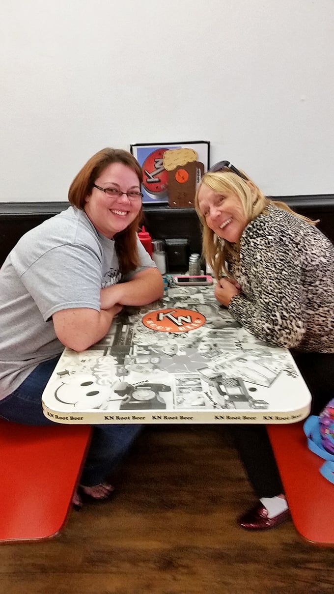 The universal language of friendship and good food&mdash;shared smiles over a table that's witnessed decades of Texas conversations.