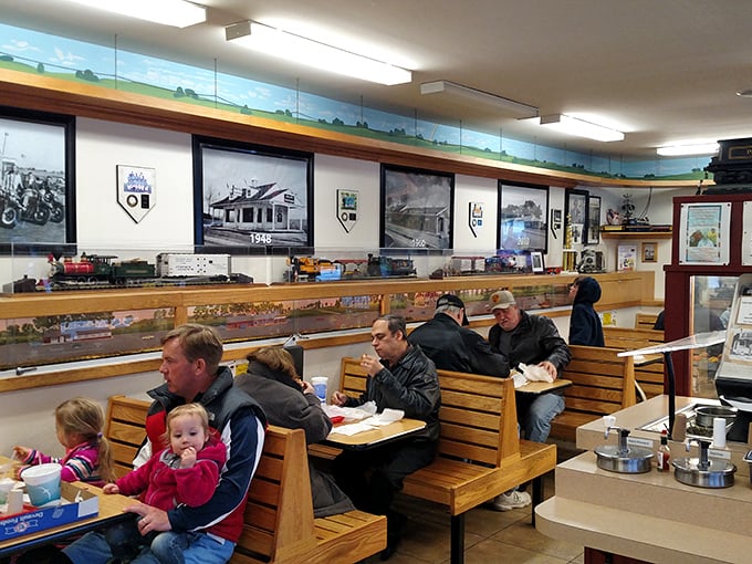 Locals know that Jimmy John's isn't just about the food—it's about community. These wooden booths have heard more Chester County stories than any therapist in town.