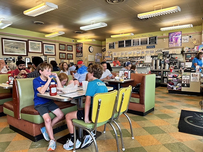 Three generations often share these booths&mdash;grandparents introducing grandkids to the same comfort food that's fueled Atlanta since bell bottoms were first in style.