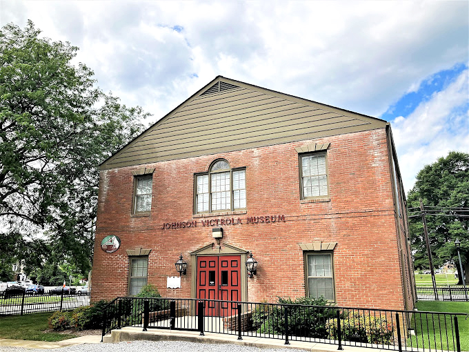 The Johnson Victrola Museum's welcoming entrance promises a journey to when music was physical, mechanical, and somehow more magical.
