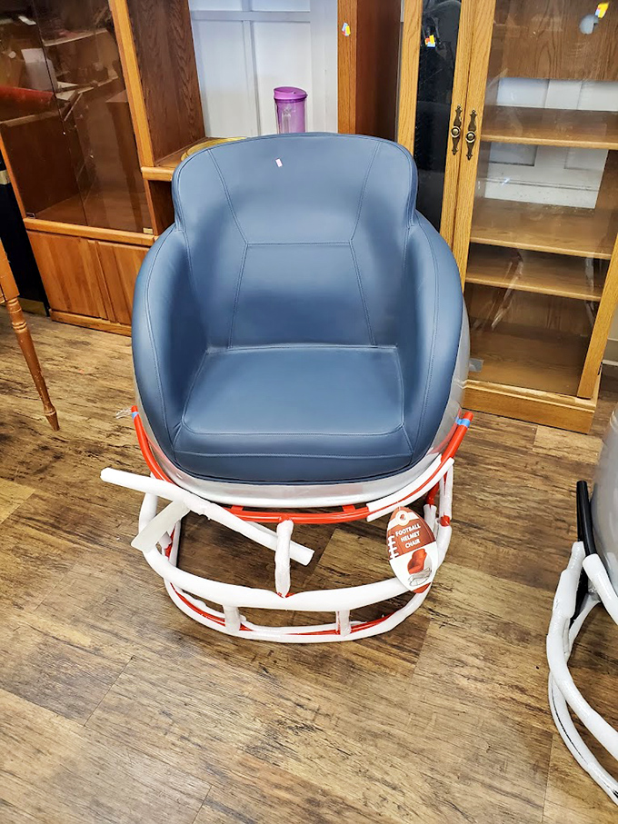 The ultimate sports fan throne! Perfect for Sundays when you need everyone to know you're serious about the game and your seating choices.