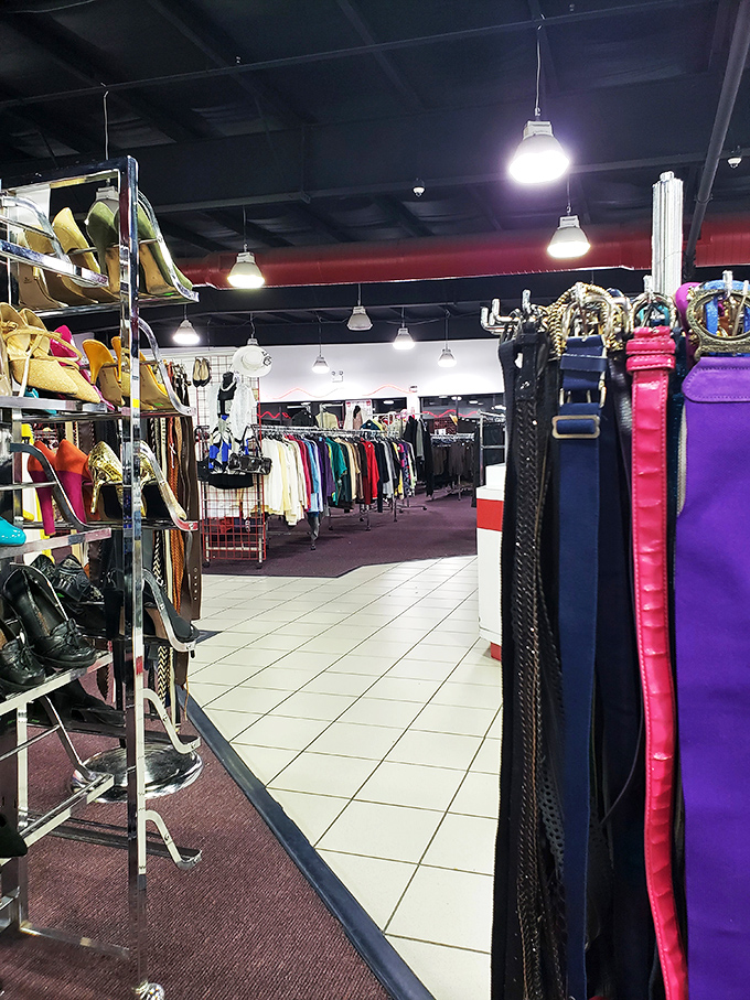 Accessories and footwear create a fashionista's playground where designer labels occasionally hide among everyday finds&mdash;the thrill of the hunt personified.