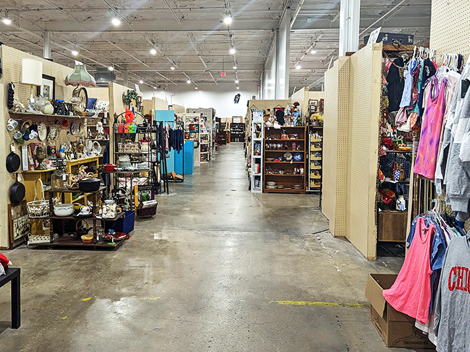 Navigate these passageways of possibility where every turn reveals another dealer's passion. The hunt is half the fun at this memory metropolis.