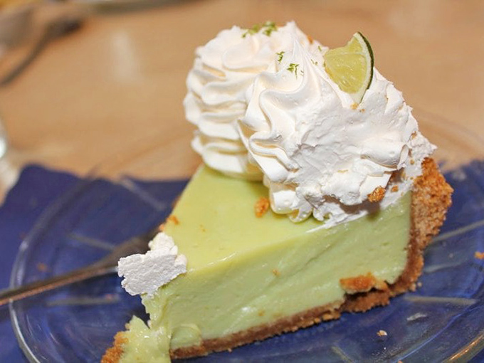 Key lime pie that transports you straight to Florida without the humidity. That perfect balance of sweet and tart is worth every mile driven.