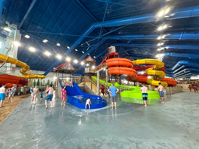 Colorful slides that perfectly capture what your inner eight-year-old has been screaming for since you first mentioned "weekend getaway."