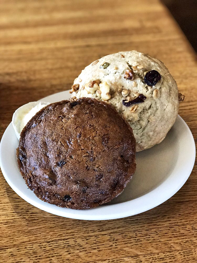 These muffins aren't just baked goods&mdash;they're edible hugs. One chocolate, one studded with nuts and fruit, both promising comfort in every bite.