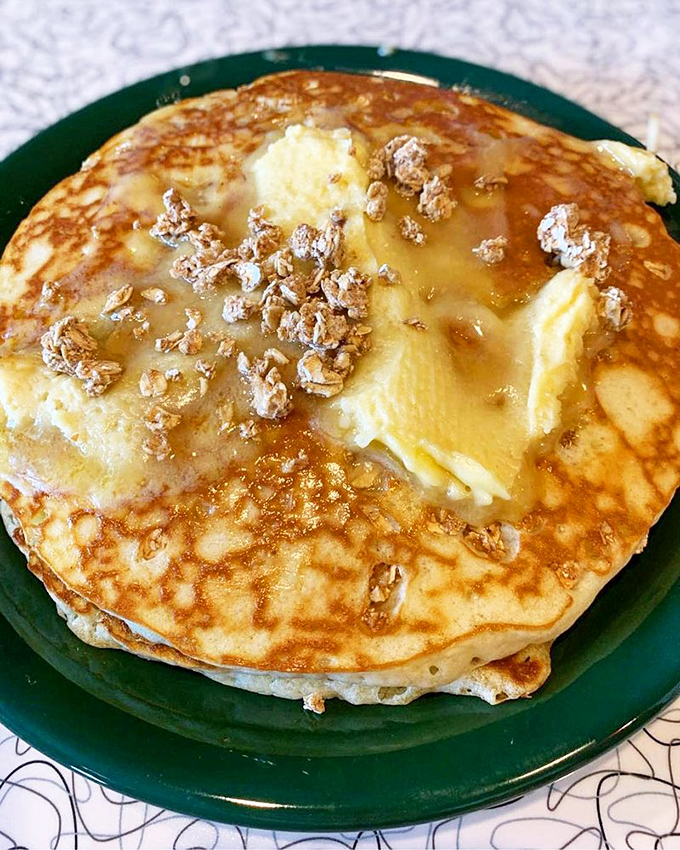 Pancakes that look like they were made by someone who truly understands that breakfast is the most important meal of the day&mdash;and the most delicious.