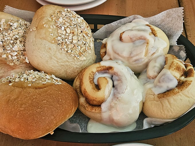 Breakfast pastries that make waking up early seem like a brilliant idea. That cinnamon roll isn't just food—it's motivation in edible form.