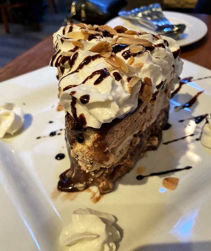 This isn't just dessert&mdash;it's an architectural achievement with whipped cream as the roof and happiness as the foundation. 