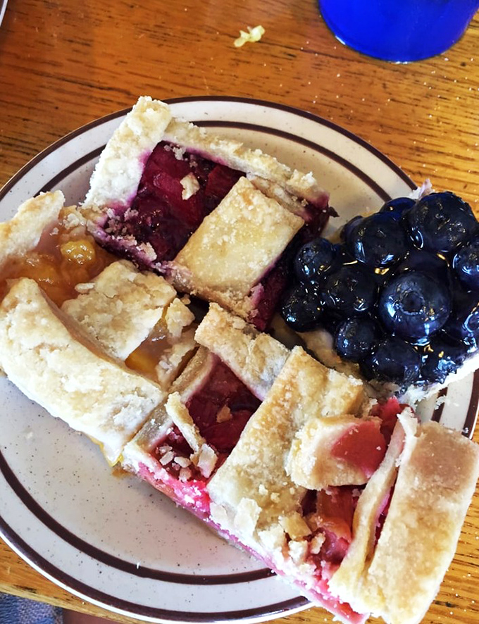 The pie sampler plate&mdash;because sometimes the hardest decision of your day should be which heavenly slice to try first.