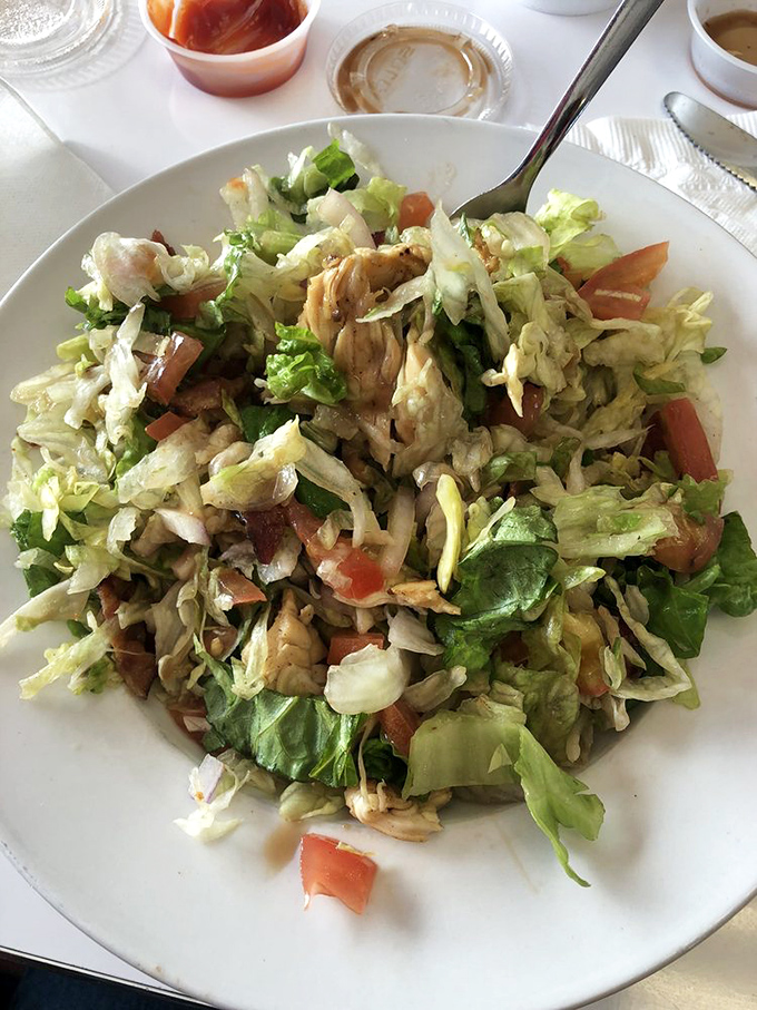 This chicken salad isn't trying to win any beauty contests&mdash;it's too busy being exactly what you need: fresh, simple, and satisfying.