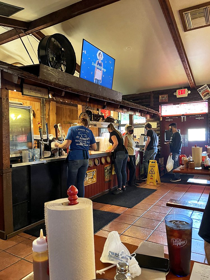 The ordering counter: where dreams are placed and smoky treasures are dispensed, with patient staff who've seen the look of anticipation a thousand times.
